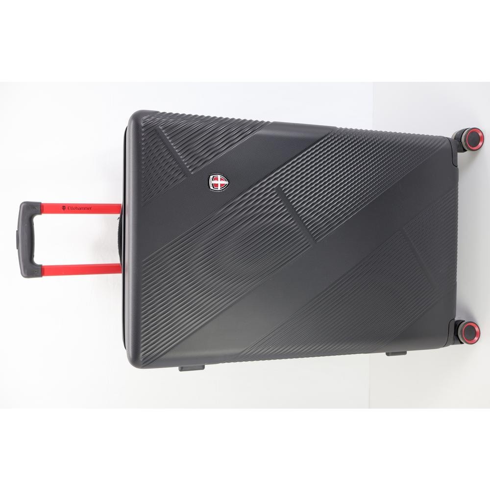 Ellehammer Luggage, 28inch, Black, 100 % ABS, Hard case luggage 56022 ...