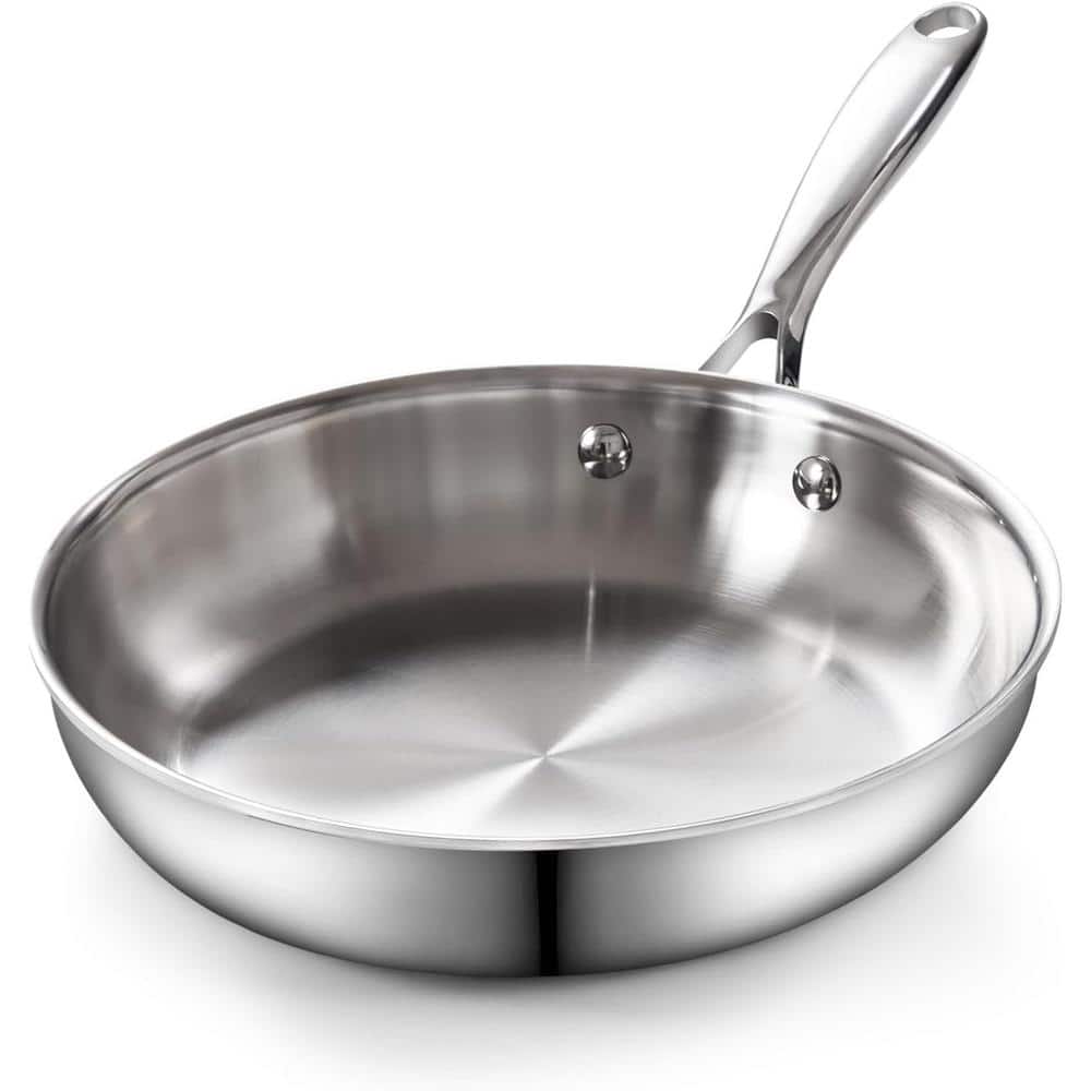 Cooks Standard 10 in. Multi-Ply Clad Stainless Steel Frying Pan NC ...