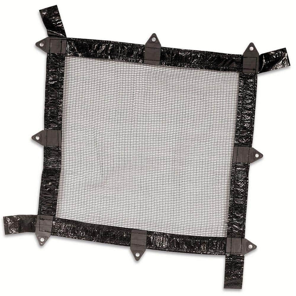 Swimline Lifesmart 15 ft. Round Above Ground Leaf Net Pool Cover CO915 ...