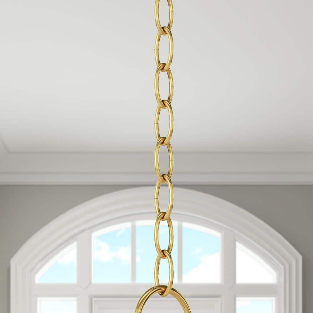 AVIANCE LIGHTING Accessories Polished Brass Standard Decorative Chain ...