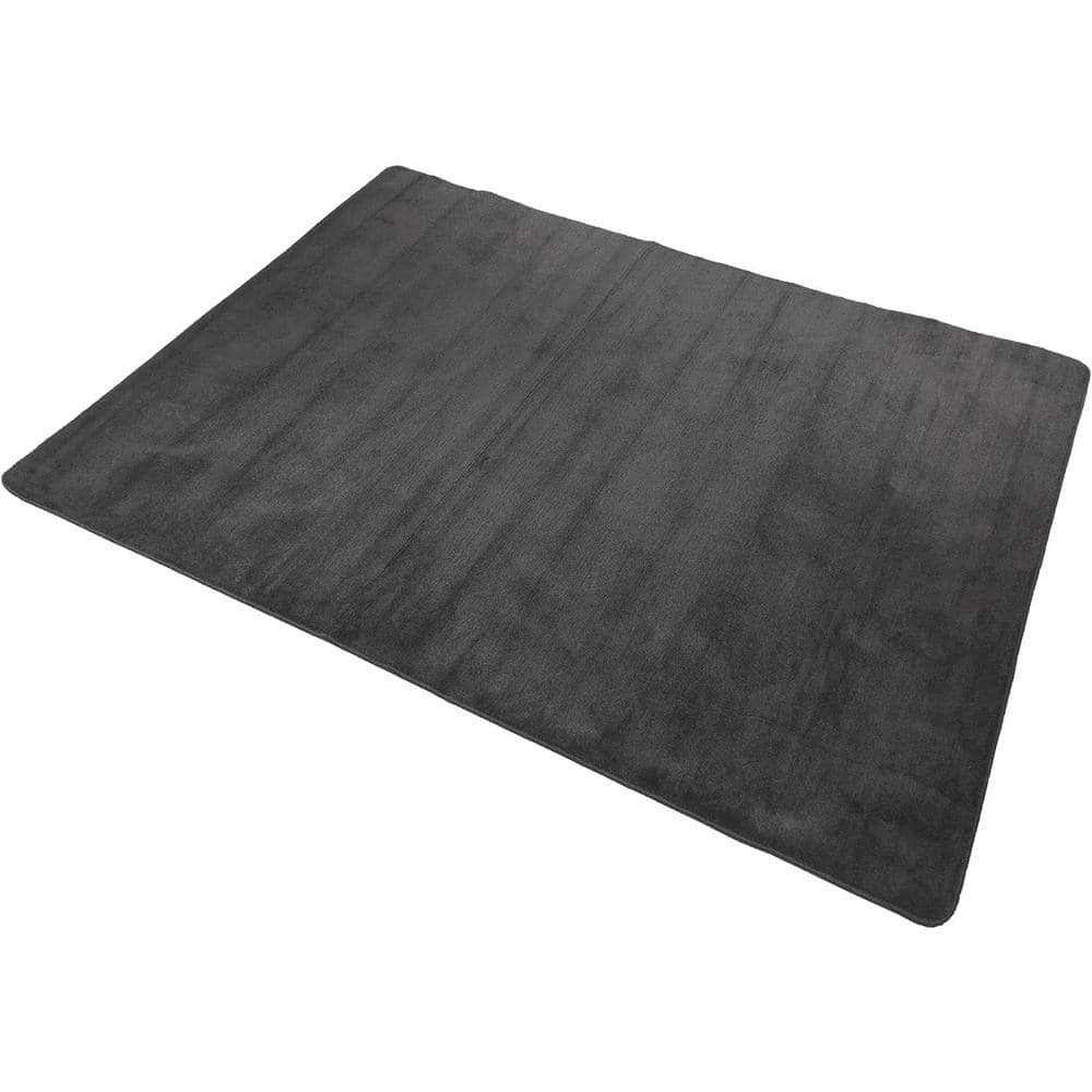 RugStylesOnline Euro Collection Grey 5 ft. x 7 ft. Area Rug HD-CMF1001 ...