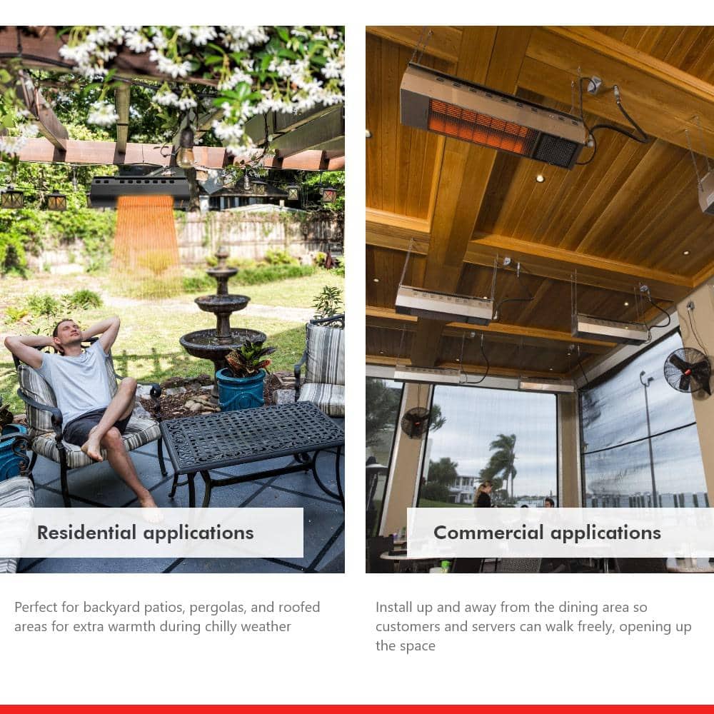 Buy 2150 SE Plus 25,000 BTU Infrared Liquid Propane Overhead Patio ...