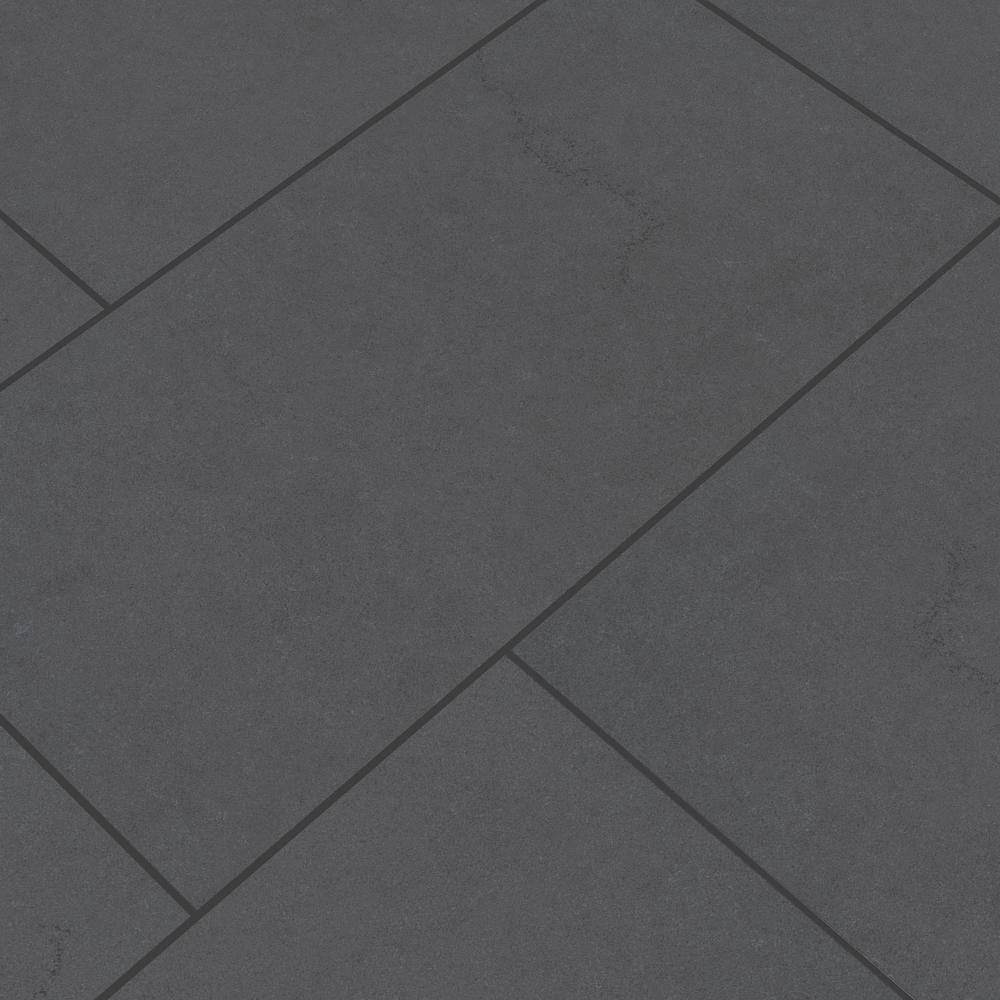 MSI Beton Graphite 11.75 in. x 23.75 in. x 0.38 in. Matte Porcelain ...