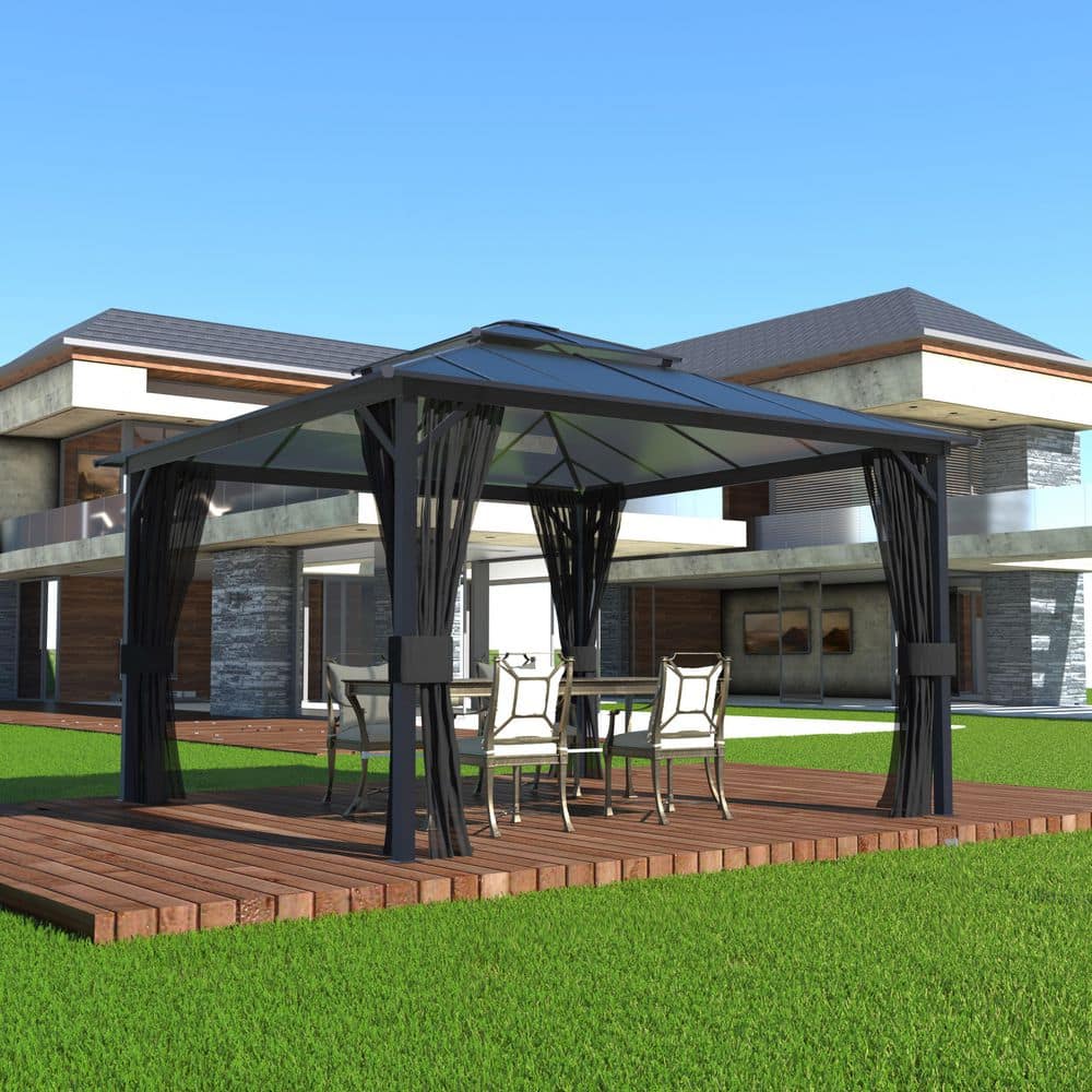 Have a question about VEIKOUS 12 ft. W x 12 ft. D Polycarbonate Double ...