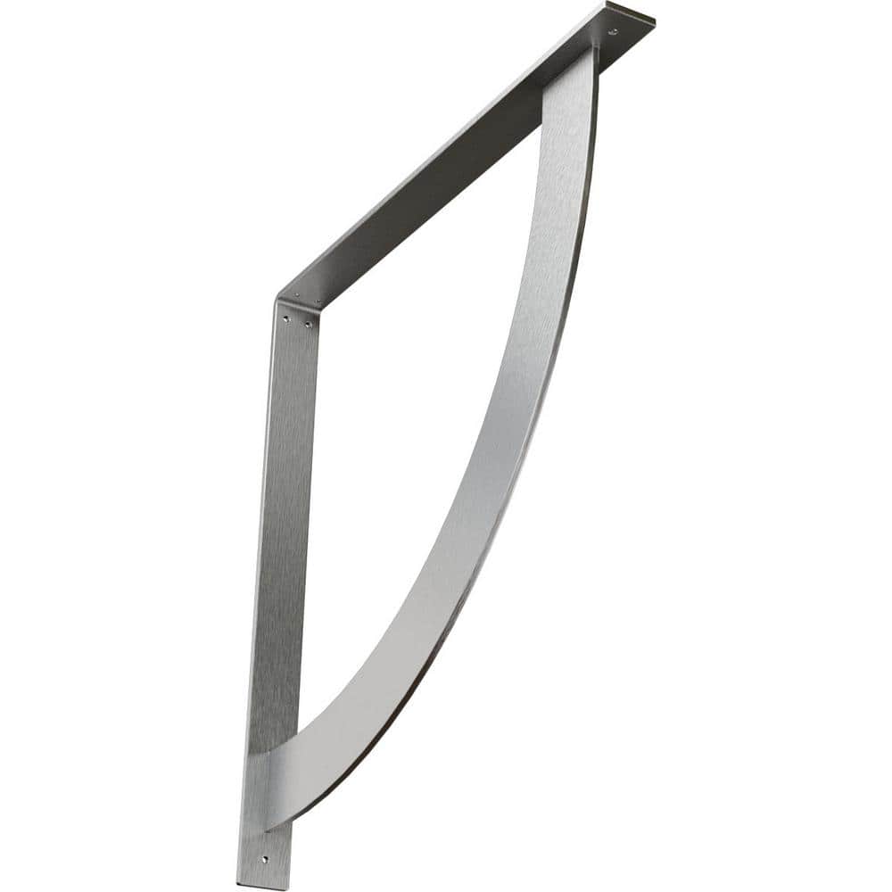 Ekena Millwork 24 in. x 2 in. x 24 in. Stainless Steel Unfinished Metal ...