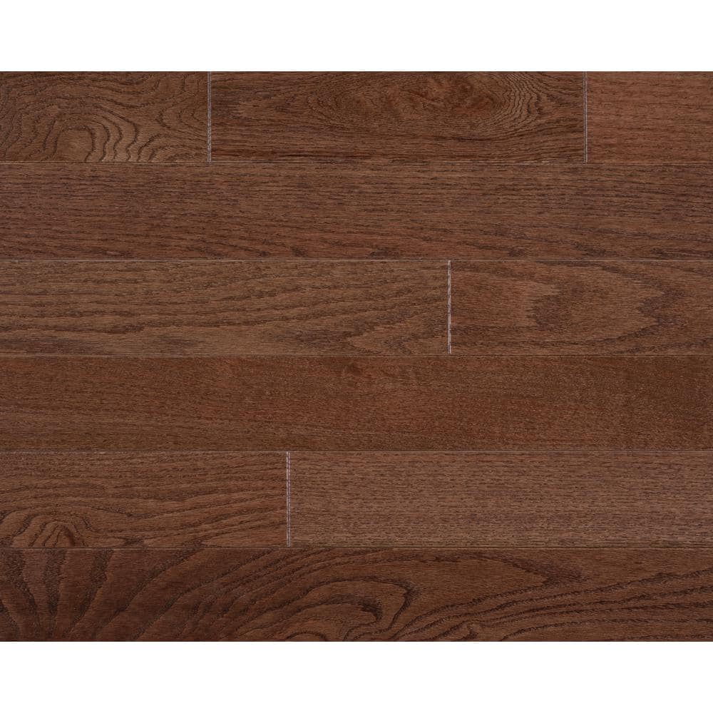 CENTURY FLOORING Bryson Brown Red Oak 3/4 in. T x 3.25 in. W Solid ...