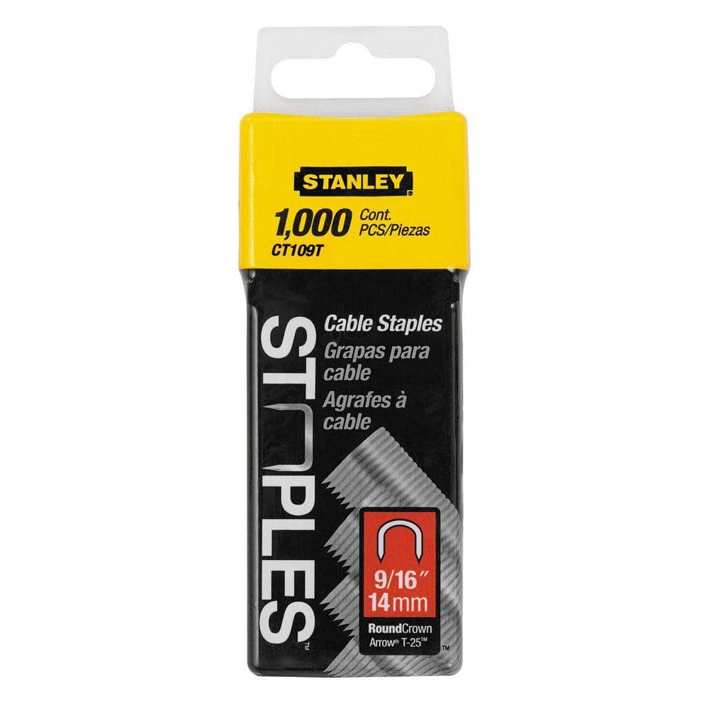 Have a question about Stanley 9/16 in. Leg x 1 in. Crown 1/2-Gauge ...