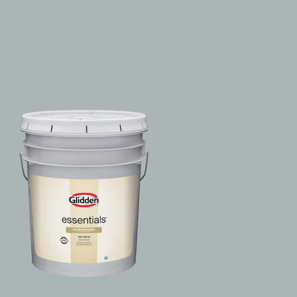 Glidden Essentials 5 gal. PPG1036-3 Nautical Star Satin Exterior Paint ...