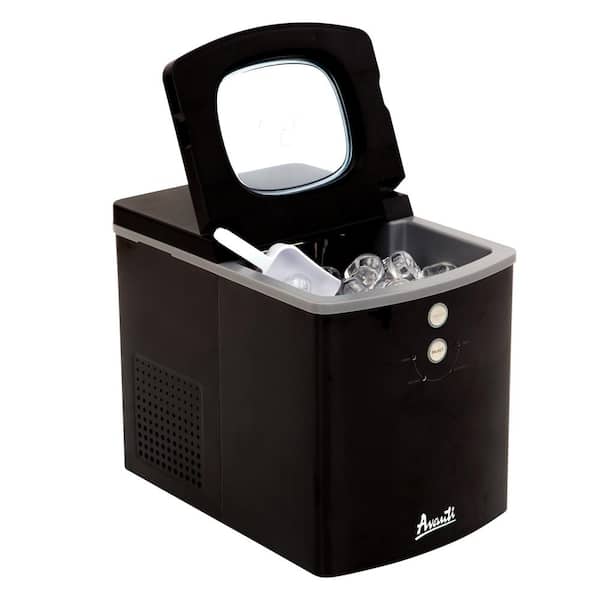 Avanti Portable Countertop Ice Maker, in Black IM1218BS-IS - The Home Depot