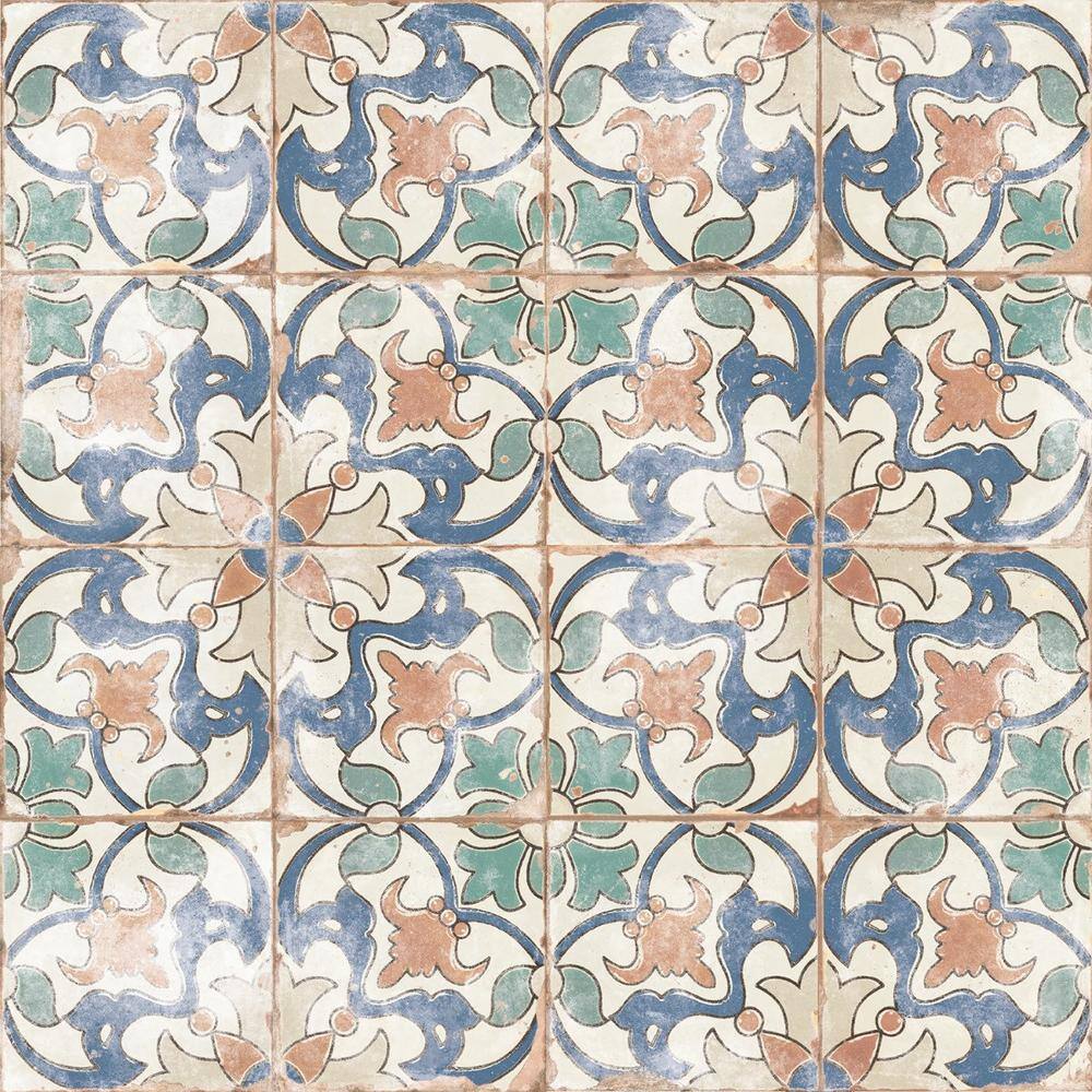 Ivy Hill Tile Paula Purroy Catalan Fiesta 5.11 in. x 5.11 in. Matte ...