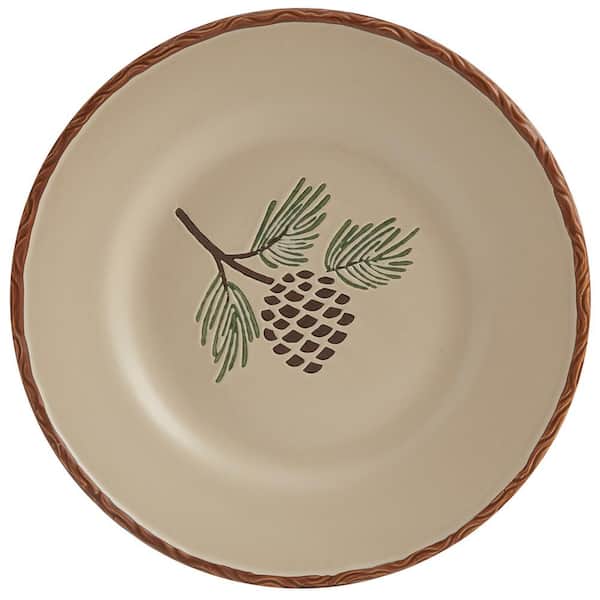 Park Designs Pinecroft Tan Salad Plate (Set of 4) 692-652