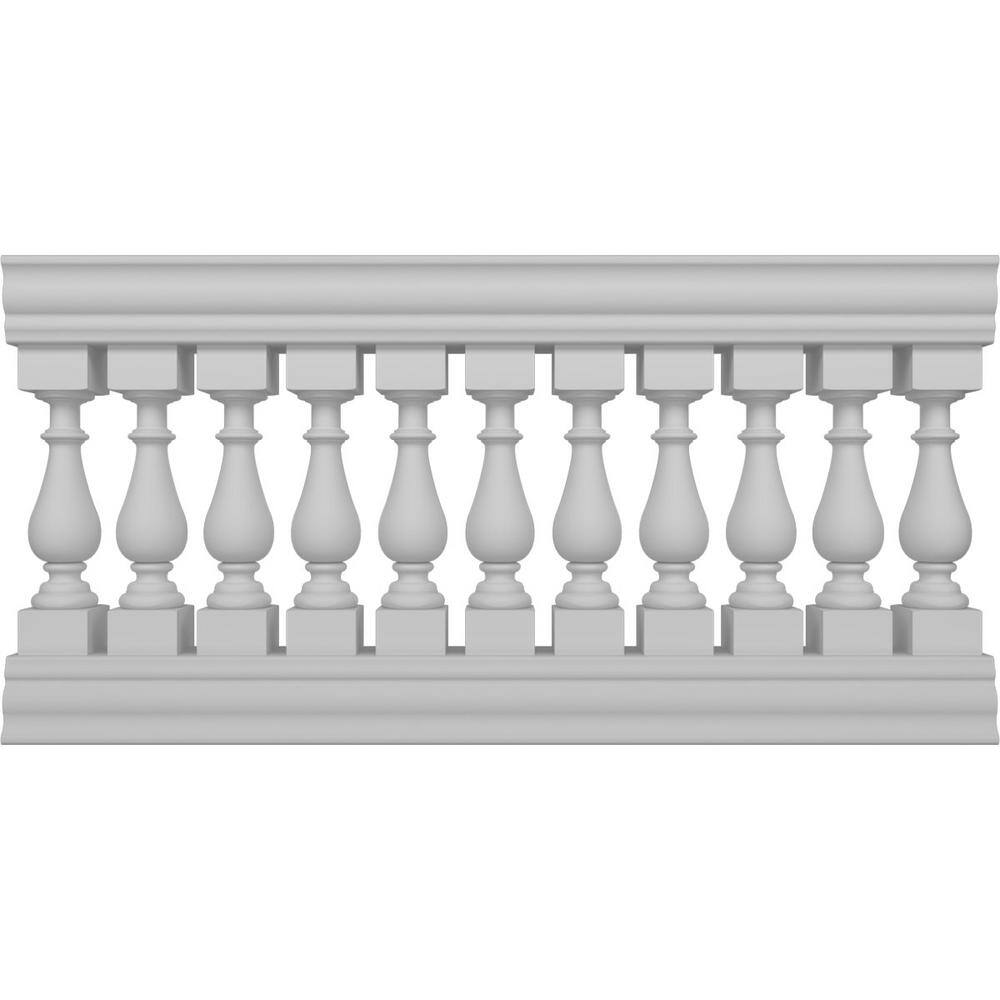 Ekena Millwork Fiberthane Traditional Balustrade 60 in. L x 33 in. H ...