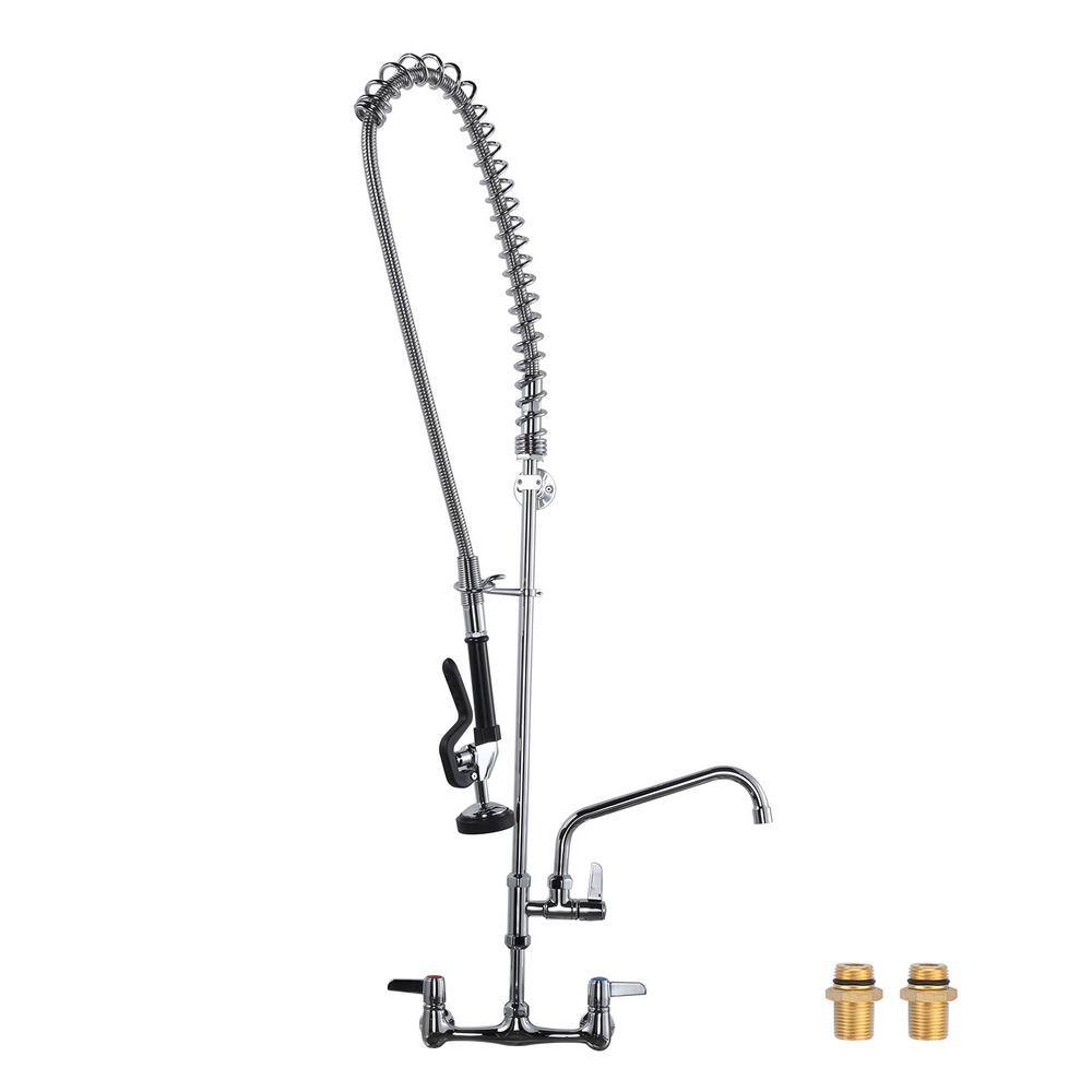AVITAS 36 in. Commercial Triple Handles Pull Down Sprayer Kitchen ...