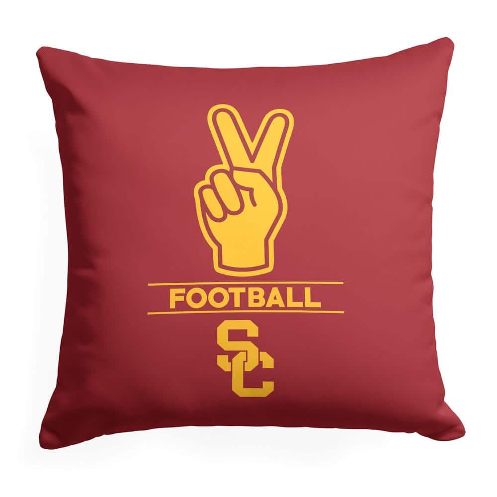 THE NORTHWEST GROUP NCAA USC Number 1-Fan Printed Throw Pillow ...