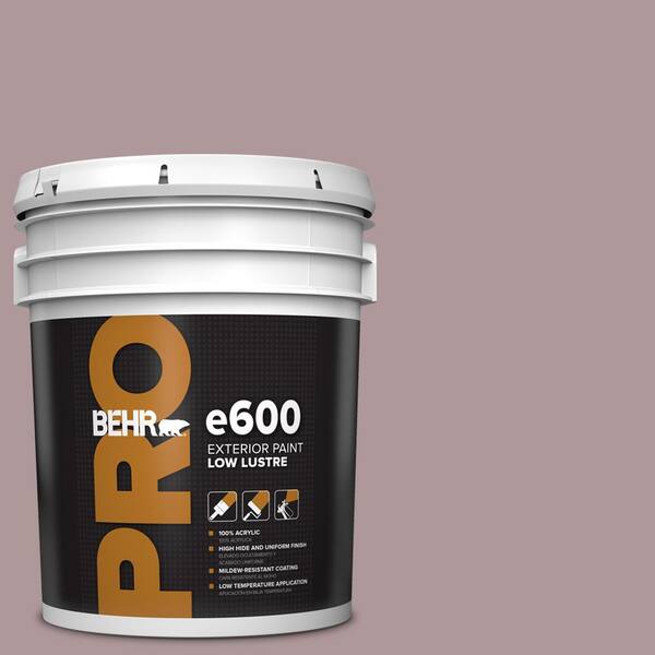BEHR PRO 5 gal. #110F-4 Heirloom Orchid Low Luster Exterior Paint ...