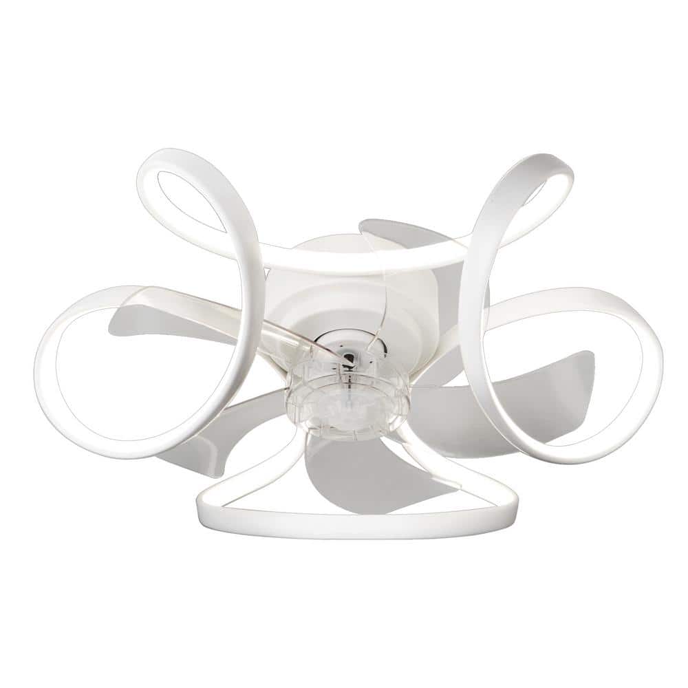 HSC TECHNOLOGY INC Indoor Fan Blade 1.31 ft.White 19.7 in. Ceiling Fan ...
