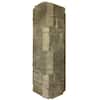 Novik 16 in. x 5.88 in. Dry Stacked Stone Corner Vinyl Siding in ...