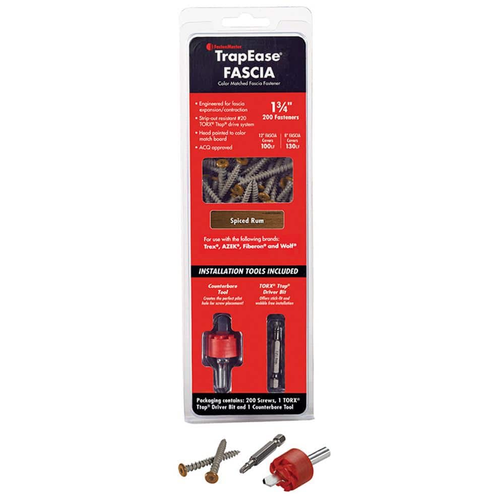 Reviews for FastenMaster TrapEase Fascia Color Matched Fascia Fastener ...