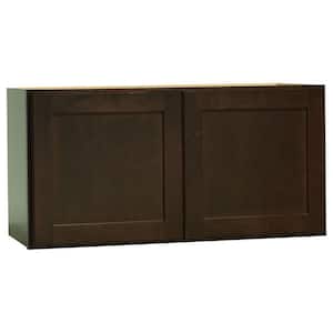 Shaker Wall Kitchen Cabinets in Java - Kitchen - The Home Depot