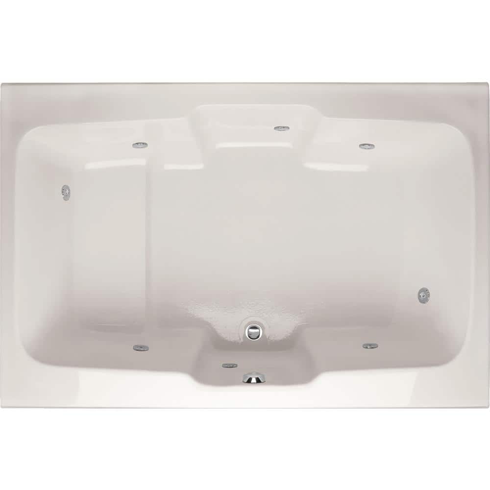 Hydro Systems Victoria 73 in. W. x 48 in. Acrylic Rectangular Drop-In ...
