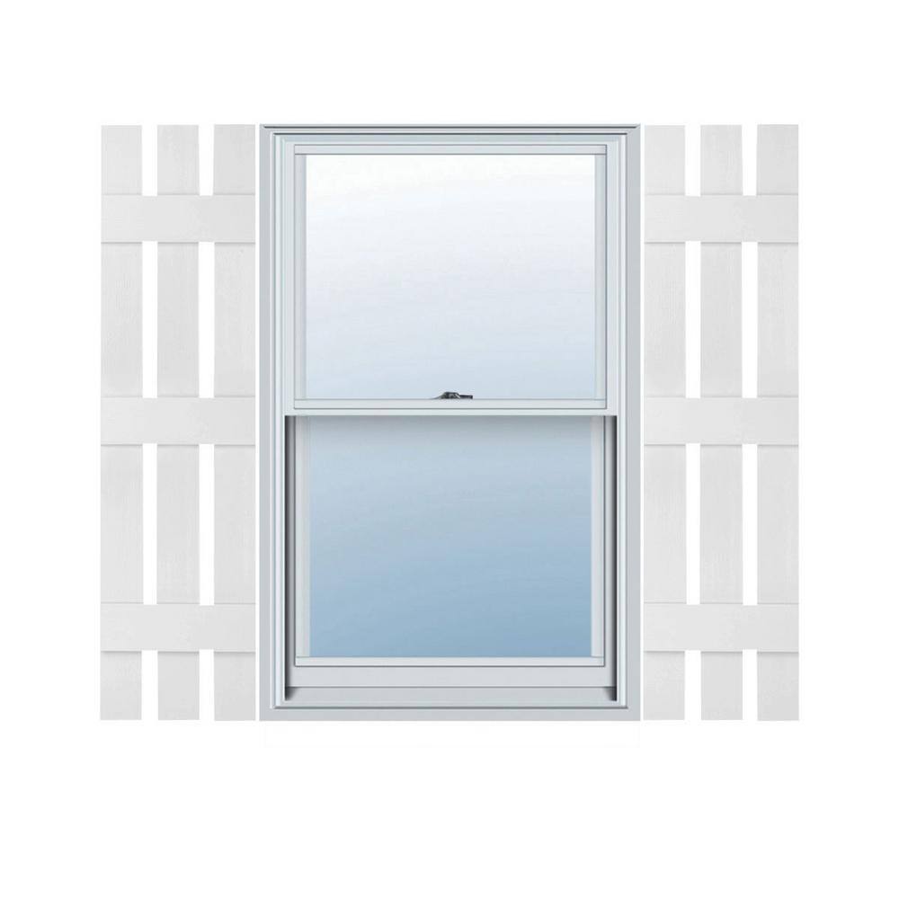 Builders Edge 12 in. W x 60 in. H TailorMade Three Board Spaced (3 ...