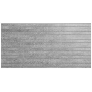 Ivy Hill Tile Lustro Ribbon Ice Light Gray 4 in. x 0.39 in. Matte ...