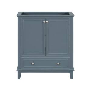 Virubi 30 in. Modern Classic Bath Vanity Cabinet without Top in Dark ...