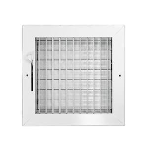 Venti Air 8 in x 4 in Adjustable, Single Deflection, 1 Way Supply ...