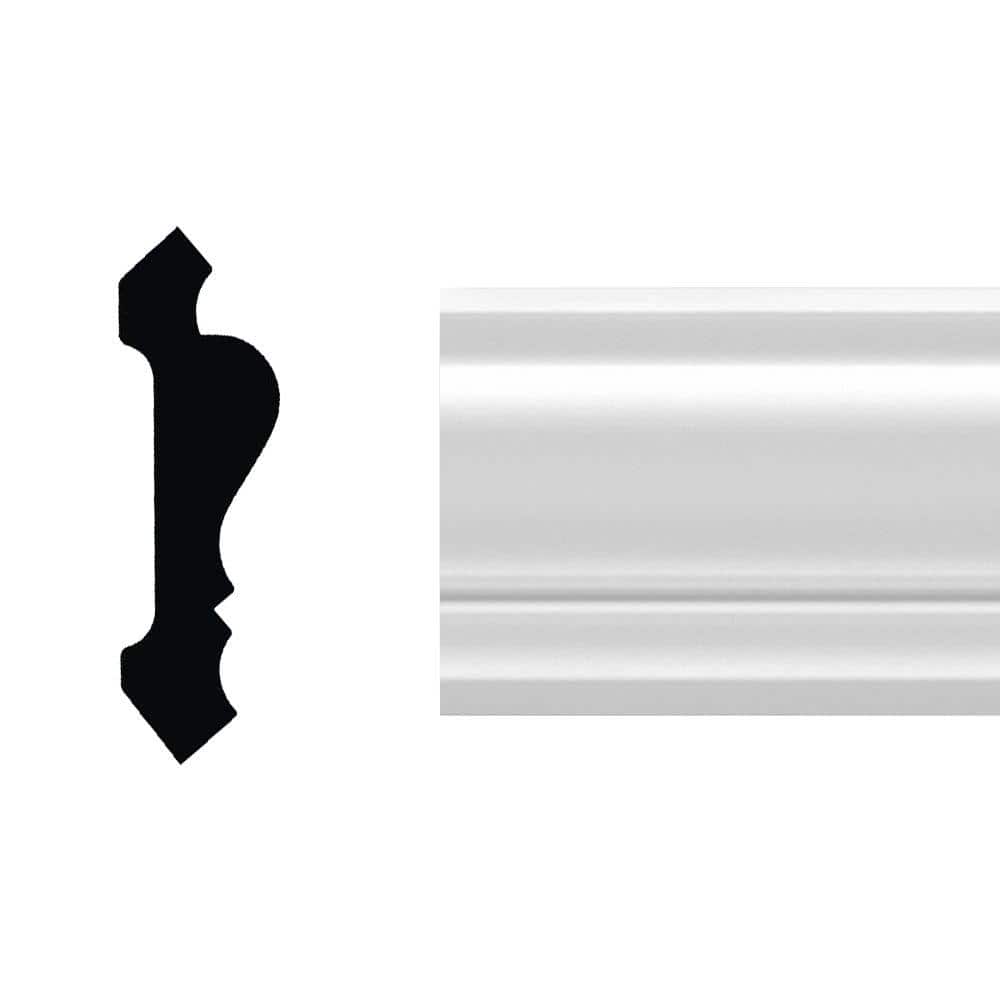 Focal Point 1 in. x 3-1/2 in. x 96 in. Primed Polyurethane Hanover ...