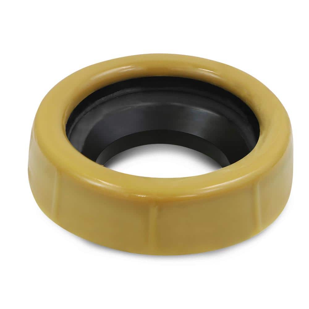 PLUMBFLEX Extra Thick Toilet Wax Ring Gasket with Flange Universal Fit ...