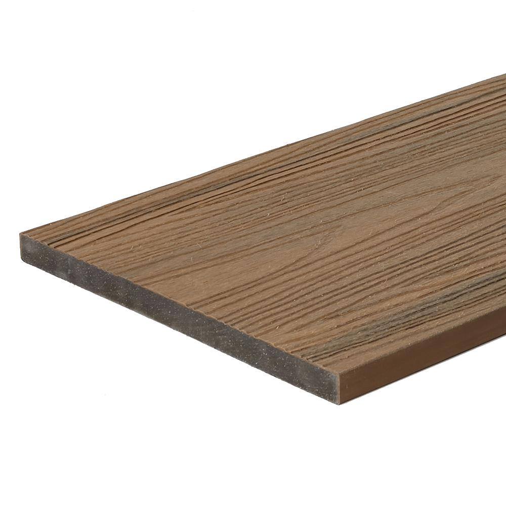 1x12-12' Elite Collection Capped Composite Fascia-Tropical Gold Square ...