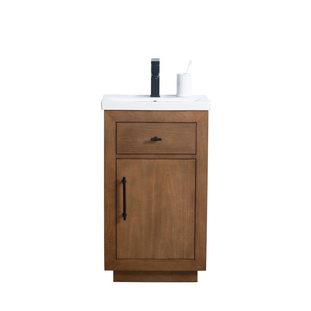 Vanity Art 20 in. W x 15.7 in. D x 34 in. H Single Sink Bathroom Vanity ...