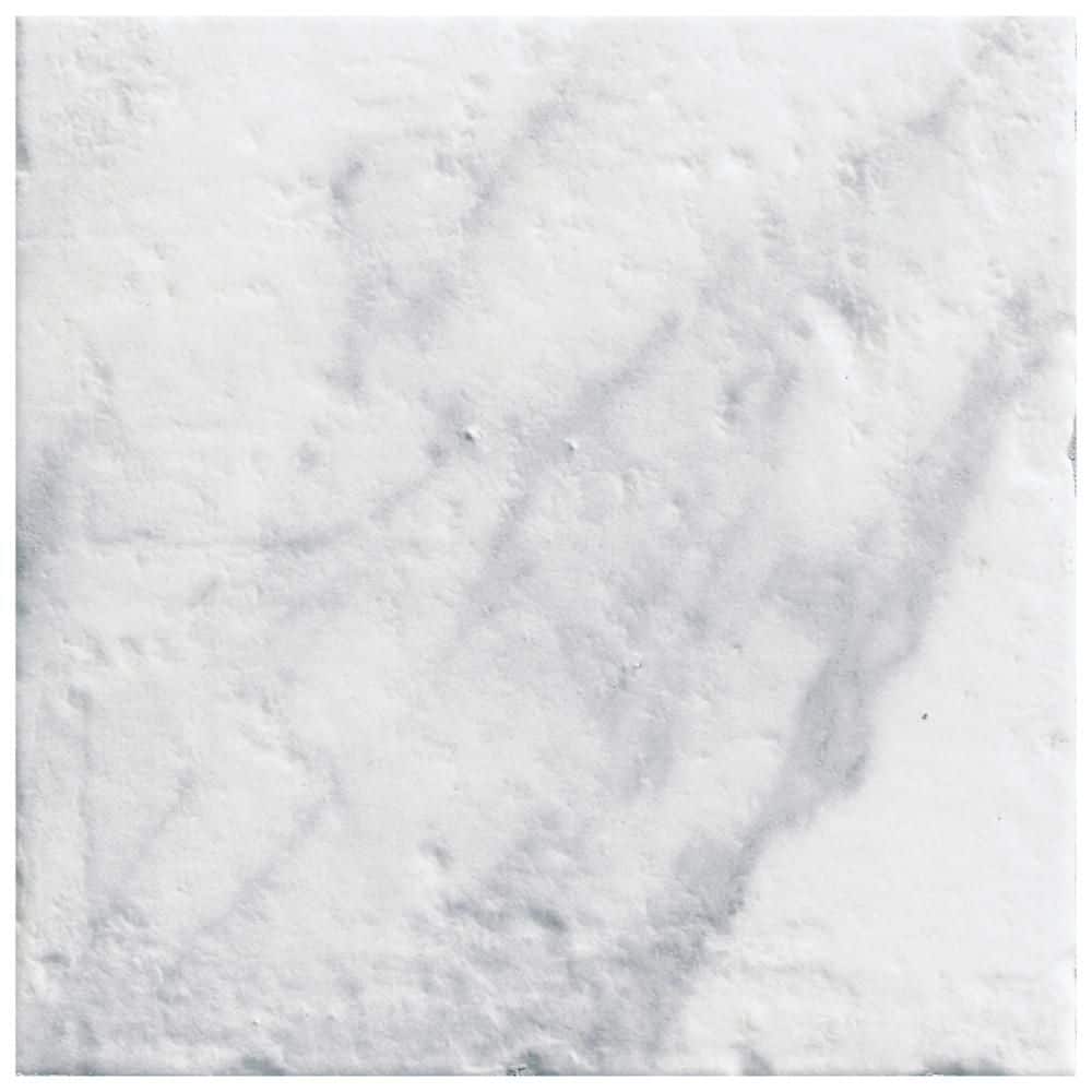 Merola Tile Versailles Carrara 8 in. x 8 in. Porcelain Floor and Wall ...