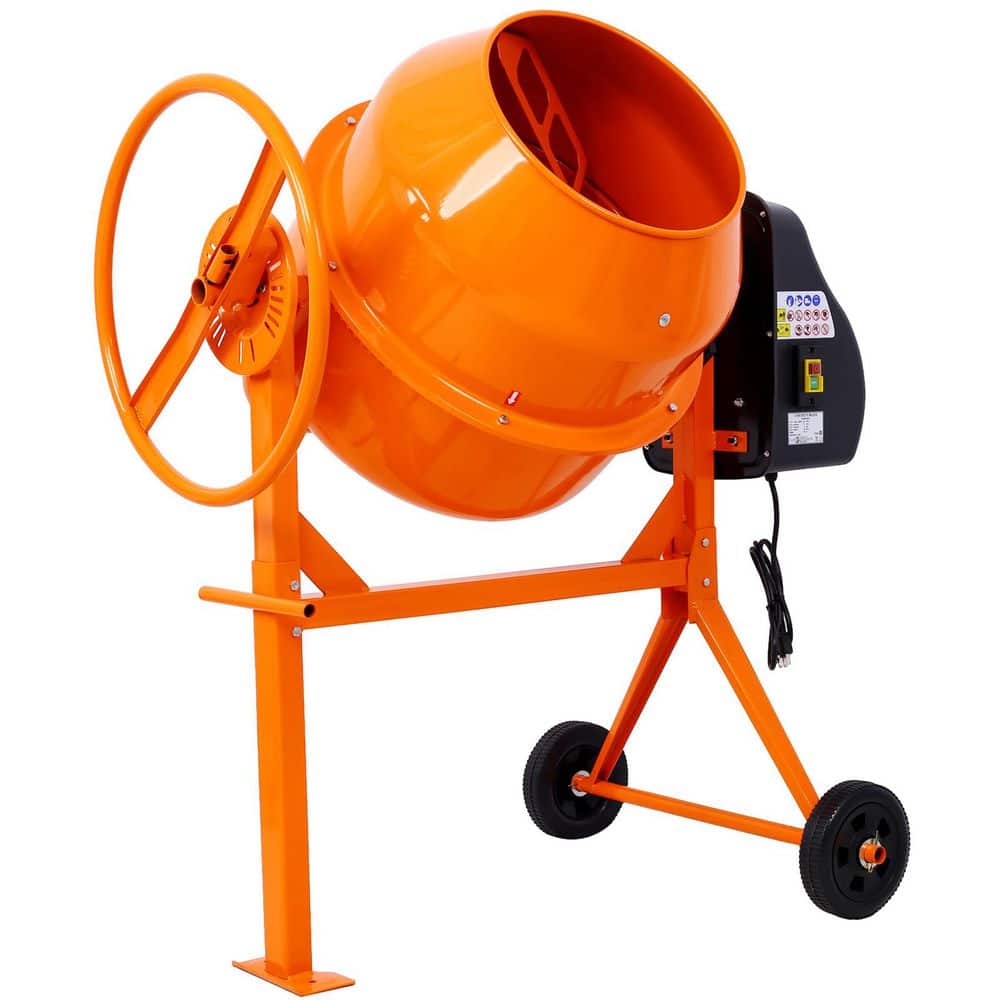 maocao hoom 5 cu. ft. Electric Concrete Mixer Machine, 650-Watt AC ...