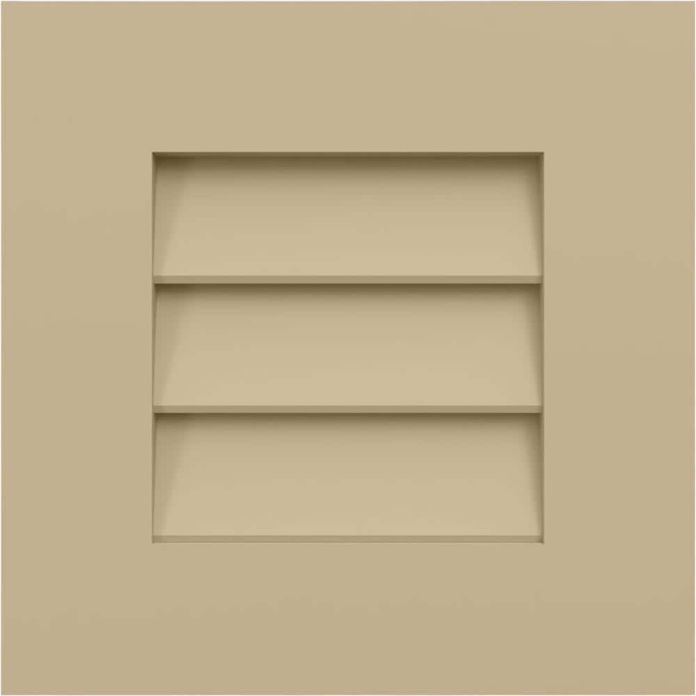 Ekena Millwork 12 in. W x 12 in. H True Fit PVC Louver Shutters Sample ...