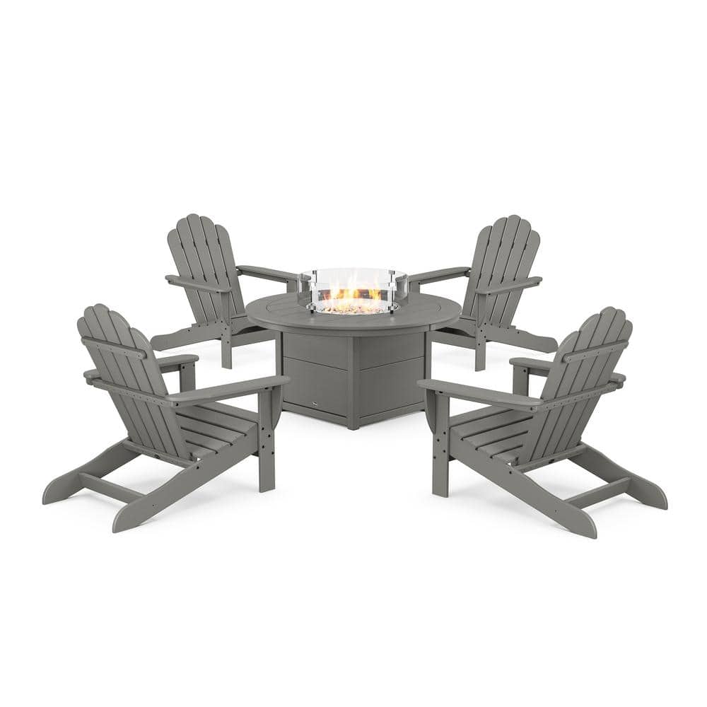 Trex Outdoor Furniture Monterey Bay Stepping Stone 5-Pieces Plastic ...