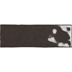 EMSER TILE Passion Verde 3 in. x 8 in. Glossy Porcelain Wall Tile (3.92 ...
