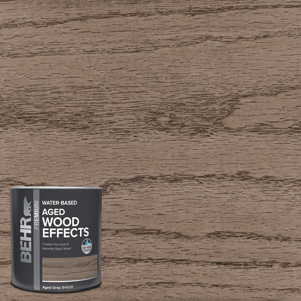 Reviews for BEHR PREMIUM 1 qt. Aged Grey Transparent Wood Effects Water ...