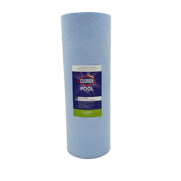 Clorox Platinum Edition 8.69 in. Dia Premium Pool Filter Cartridge ...