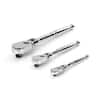 TEKTON 1/4 in., 3/8 in., 1/2 in. Flex Ratchet Set (3-Piece) SRH92004 ...