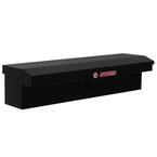 Weather Guard 56 in. Matte Black Aluminum Lo- Side Truck Tool Box 174 ...