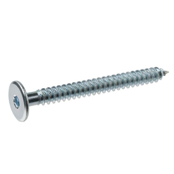 Everbilt M7 x 50 mm Zinc-Plated Flat-Head Hex Drive Connecting Screw (2 ...