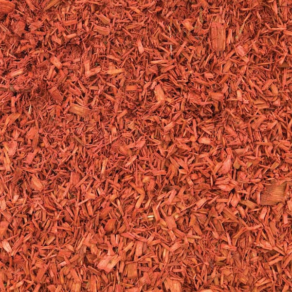 Premium Red Shredded Bagged Mulch 2 cu. ft. TM010 - The Home Depot