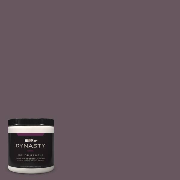 BEHR DYNASTY 8 oz. #N100-6 Urban Legend Eggshell Enamel Stain-Blocking ...