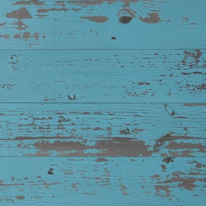 Timeline Wood 11/32 in. x 5.5 in. x 47.5 in. Distressed White Wood ...