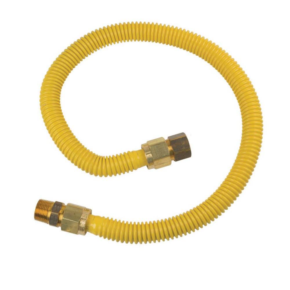 BrassCraft ProCoat 3/4 in. FIP x 3/4 in. MIP (1/2 in. FIP Tap) x 36 in ...