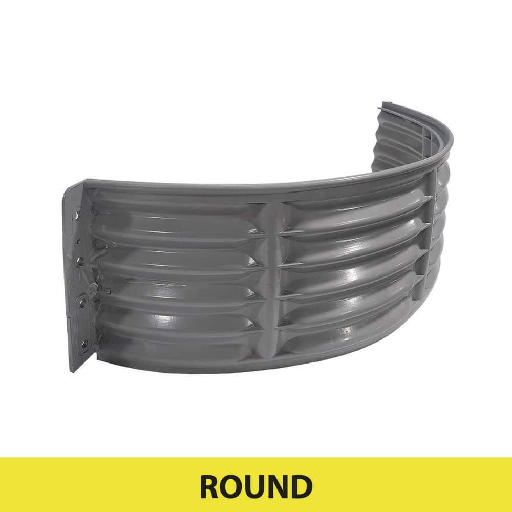 SHAPE PRODUCTS 37 in. x 12 in. Round Plastic Window Well 3712AWC - The ...