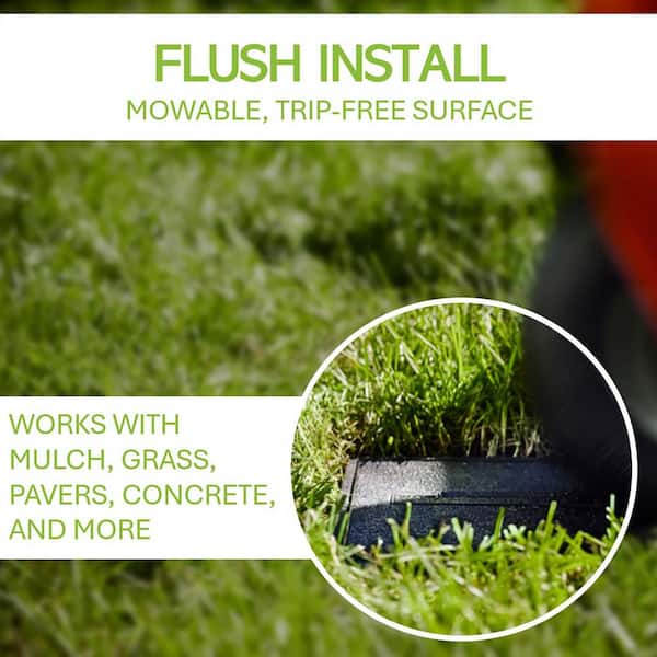 Legrand Wiremold 2-Gang Black Outdoor Weatherproof Ground Box Assembly ...