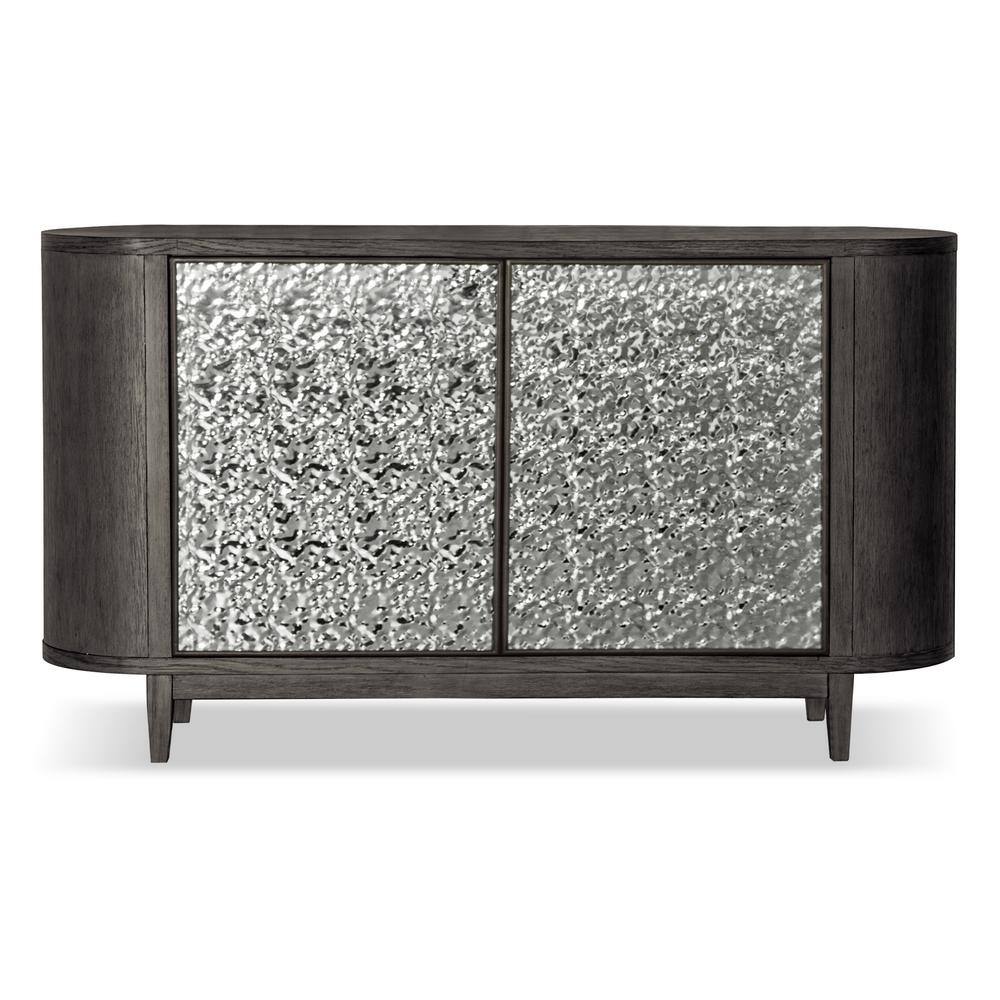 Furniture of America Hairin Ash Gray Wood 60 in. Buffet Server with 2 ...