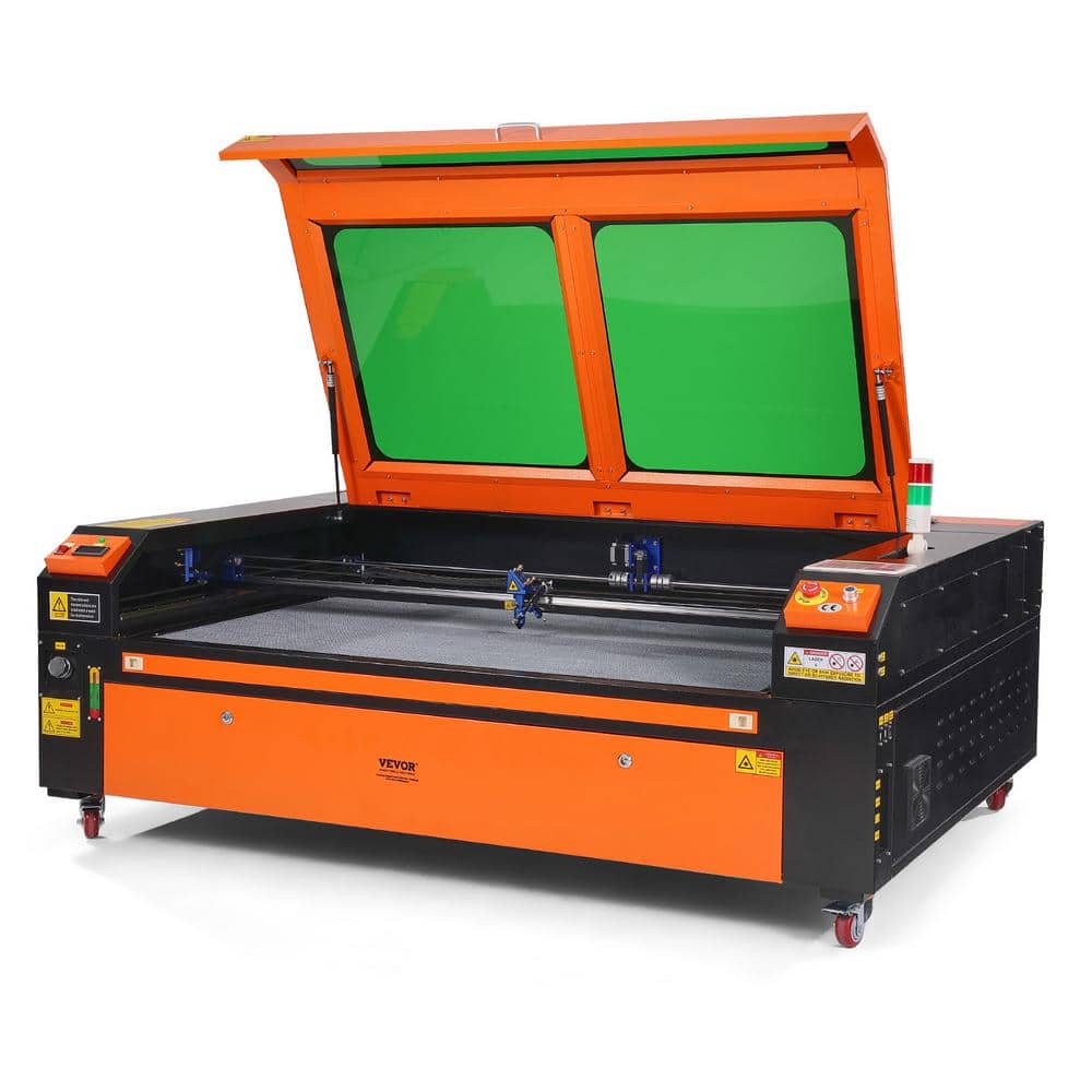VEVOR 130 Watt CO2 Laser Engraver 35 x 55 in. 19.7 Laser Cutter Machine with 2 Way Pass Air Assist for Wood Acrylic Fabric YTSDKJCO213096IBJV1 The Home Depot
